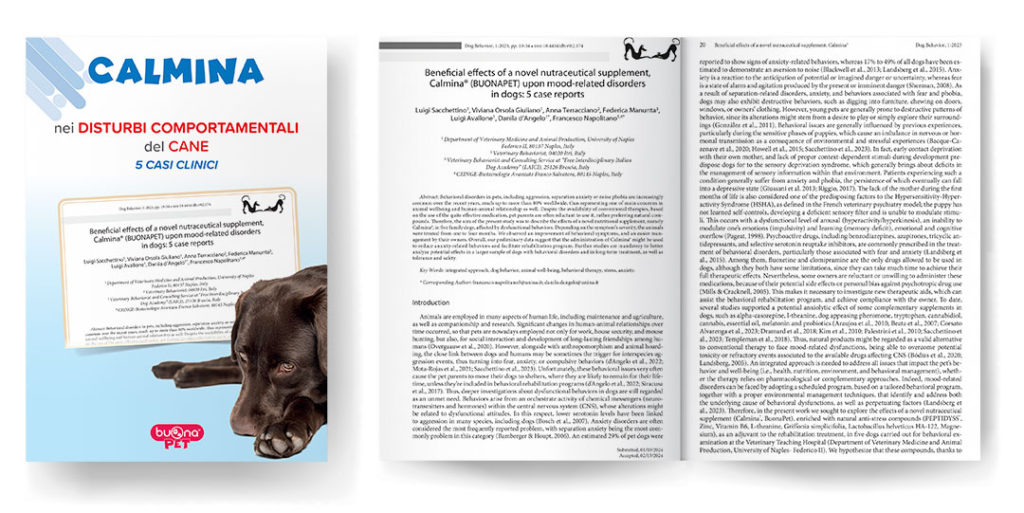 CALMINA Flacone | Per il normale rilassamento di cani e gatti | Buona Pet