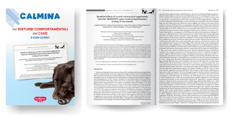 CALMINA Flacone | Per il normale rilassamento di cani e gatti | Buona Pet