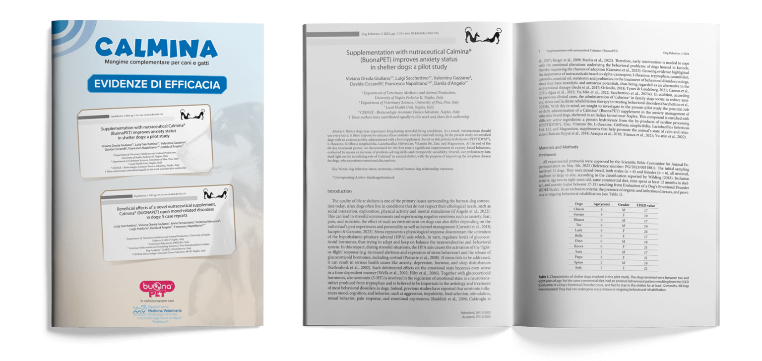 CALMINA Flacone | Per il normale rilassamento di cani e gatti | Buona Pet